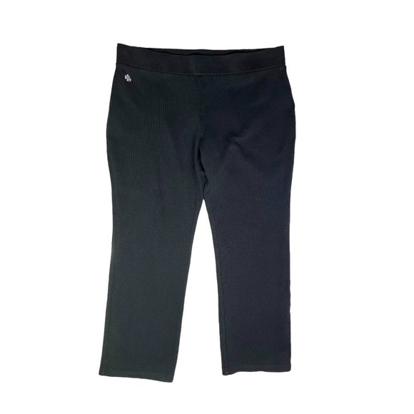 Lauren Ralph Lauren | Pants & Jumpsuits | Lauren Ralph Lauren Pl Black Knit Pullon Lounge Pants ...